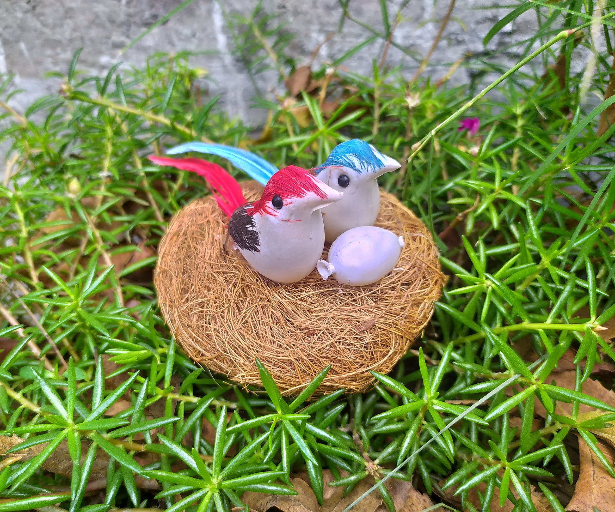 Fourthline Decorative Artificial Birds Nest Hanging Made of Natural ...
