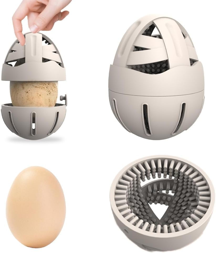 Fourthline Egg Washer for Fresh Eggs,Reusable Cleaning Tools for Egg ...
