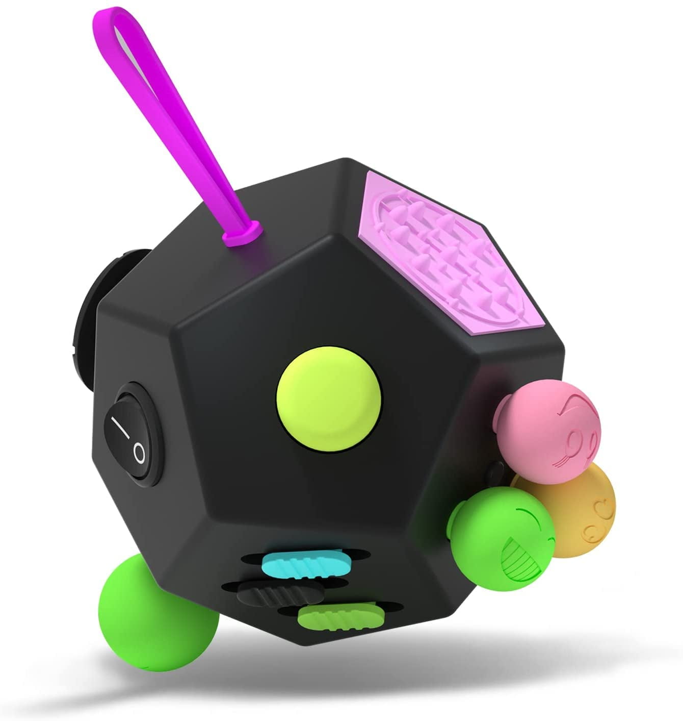 Fourthline Fidget Dodecagon –12-Side Fidget Cube Relieves Stress and ...