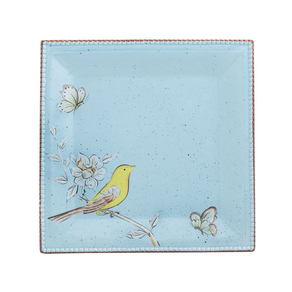 Fourthline Floral Hummingbird Platter - Walmart.com