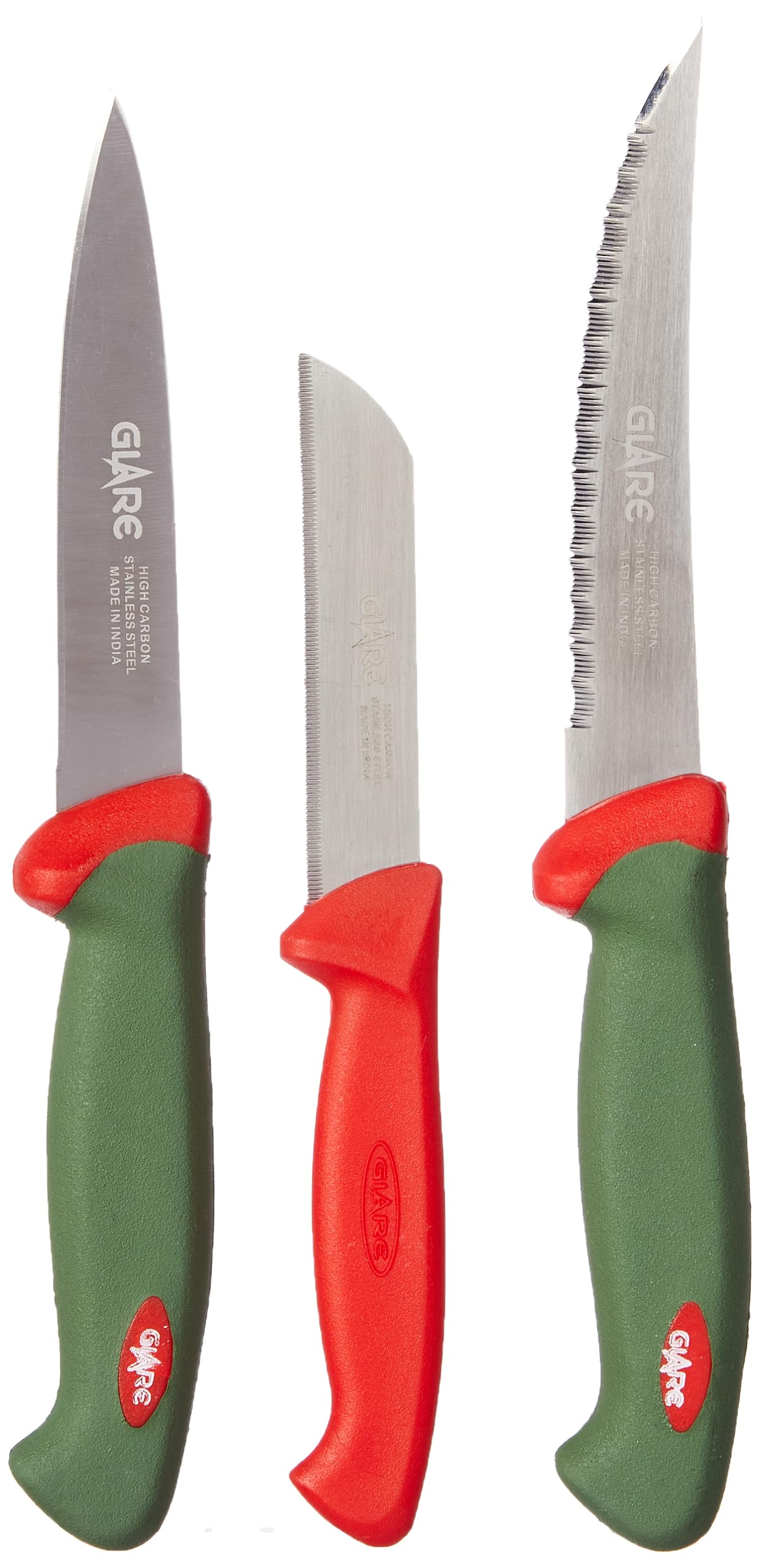 Fourthline GA-128 Stainless Steel Kitchen Compact Knives Set of 3 ...