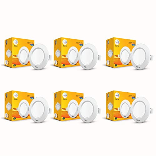 Fourthline Garnet 5W Round Downlight Junction Box | Green | Glare-Free ...