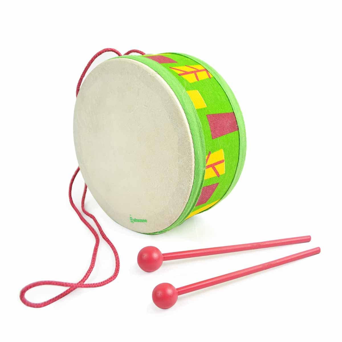 Fourthline Handmade Wooden Jungle Drum (1 Years+) (Multicolour ...