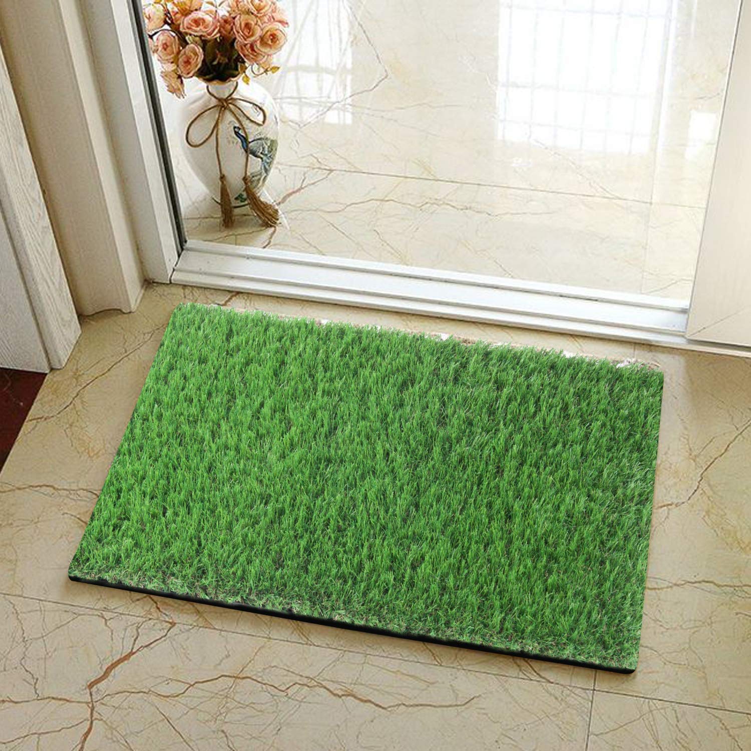 Fourthline High Density Artificial Grass Carpet Mat for Home Office ...