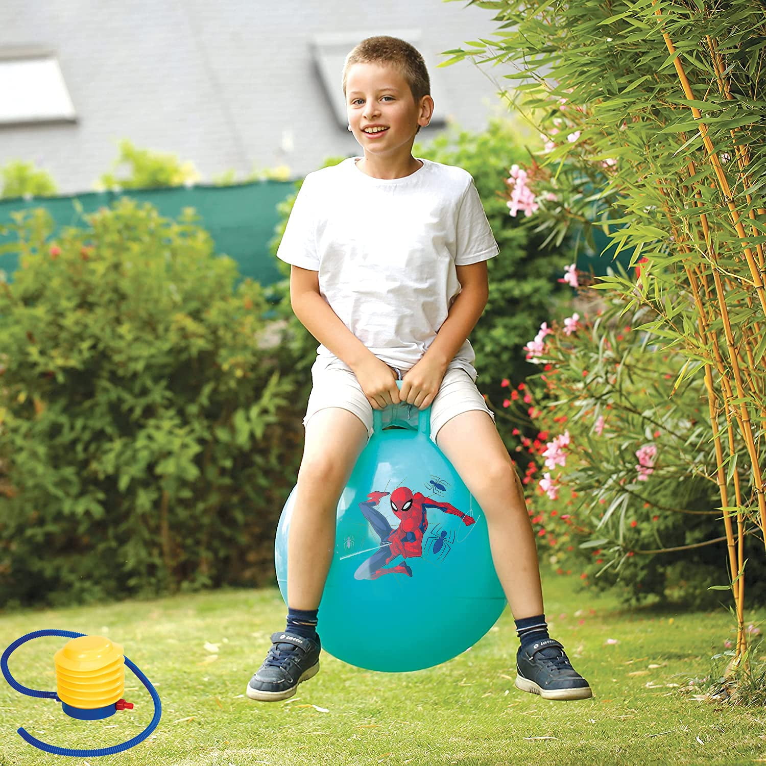 Fourthline Inflatable Sit and Bounce Rubber Bubble Hop Ball for Kids ...