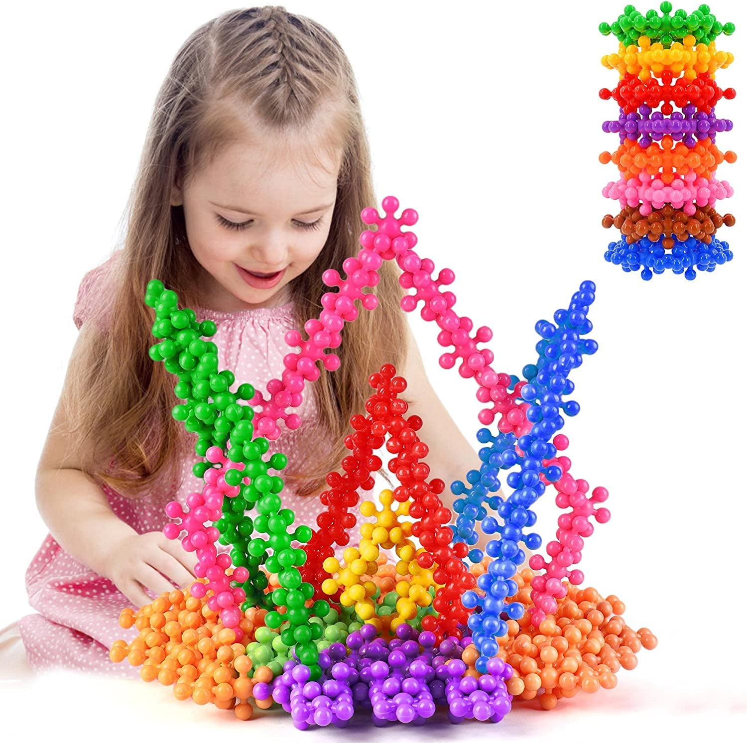 Fourthline Interlocking Brick Blocks Game Set for Kids | Educational ...