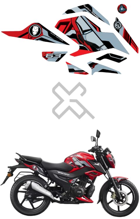 Fourthline Iron Man Edition Sticker for Raider 125 | Printed in Premium ...