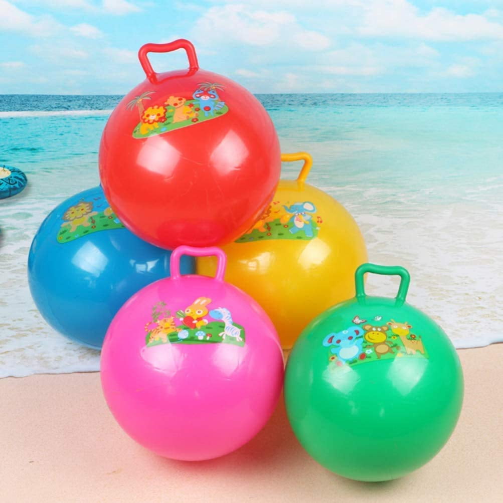 Fourthline Jump Hopper Bouncy Hopping Ball 18 inch with Handle Party ...