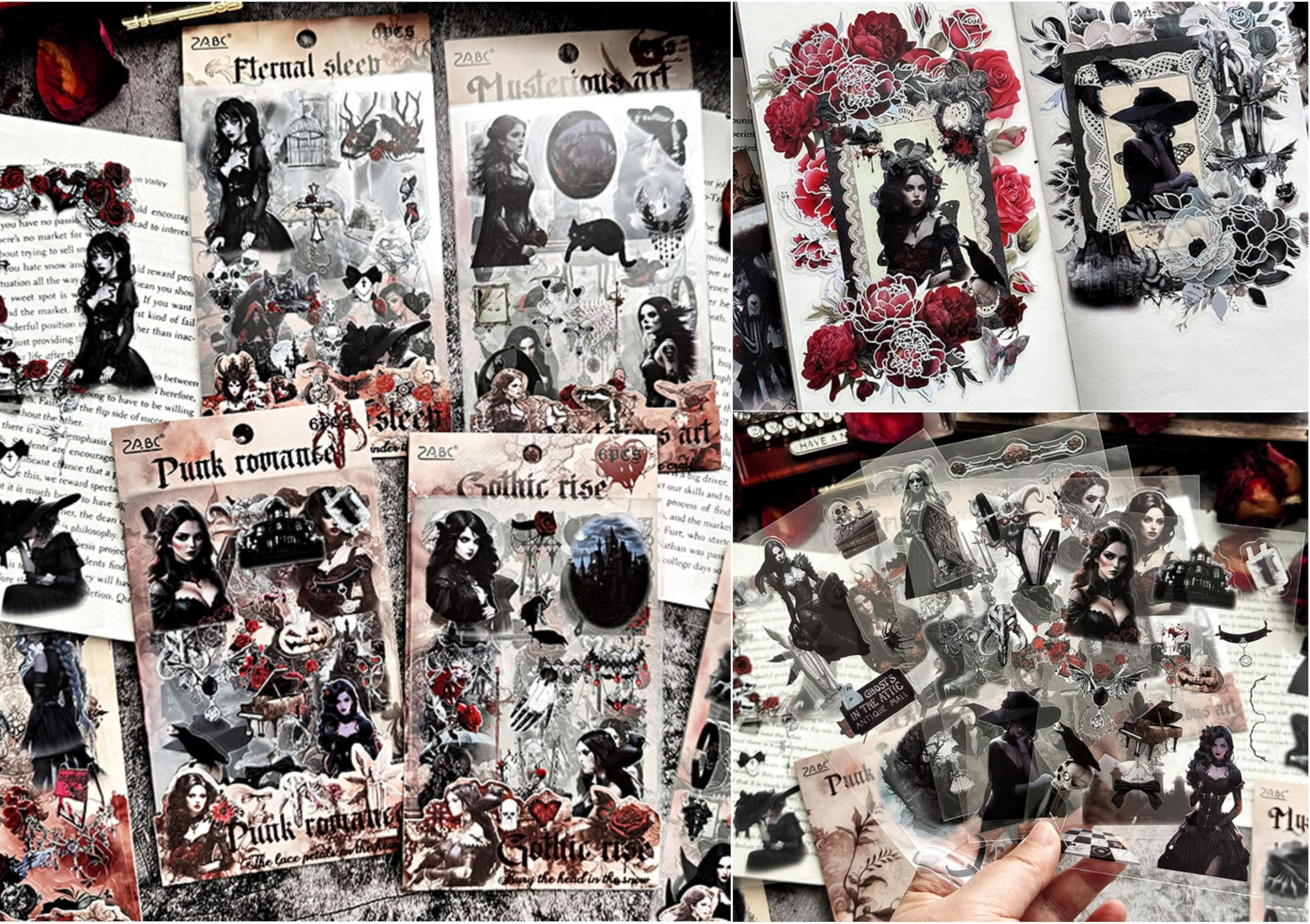 Fourthline Kawaii Sticker Set - 4 Packets, 280+ Stickers for Kids ...