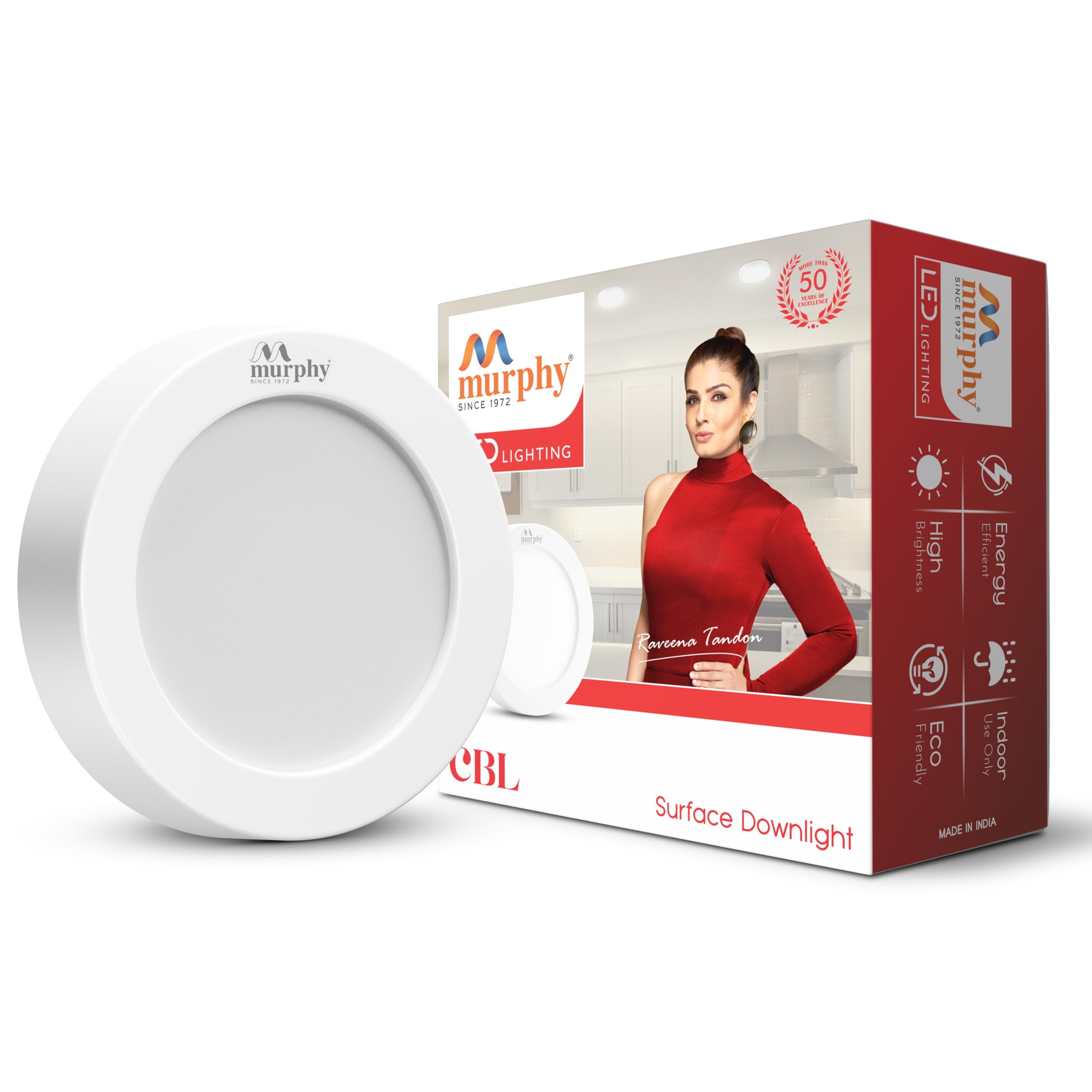 Fourthline LED 9 Watts CBL Round Surface Down Light, Pack of 1, Natural ...