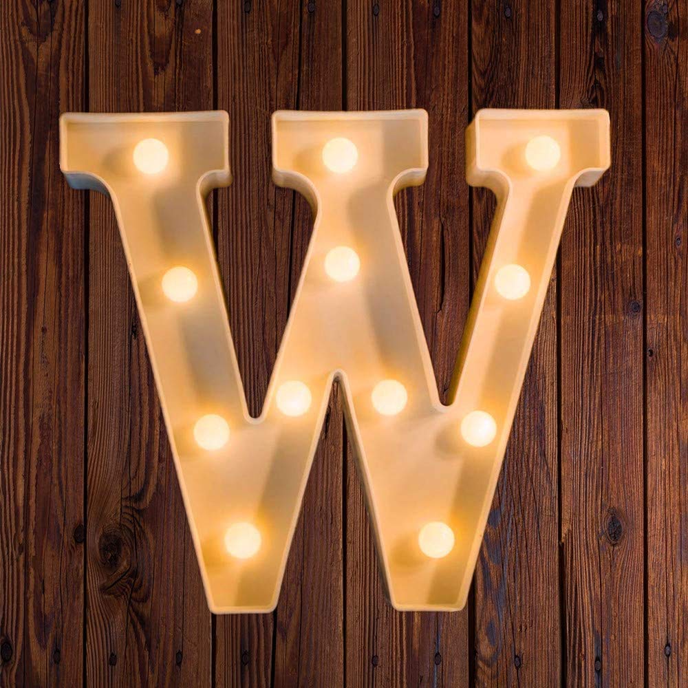 Fourthline LED Marquee Letter Lights Sign; Light Up Alphabet Letters ...