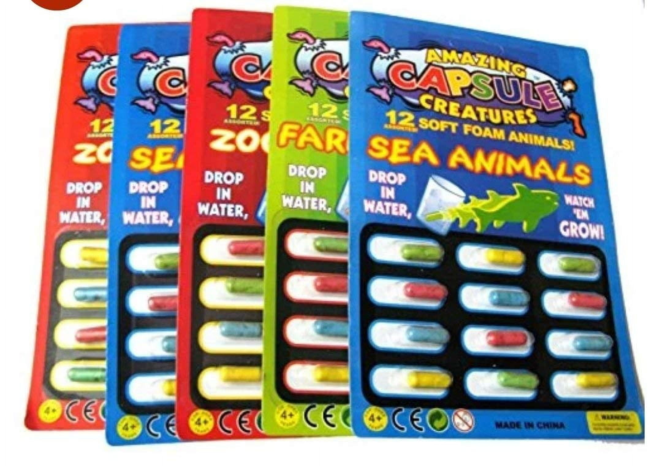 Fourthline Magic Animal Capsules Creatures Grow in Water Soft Perfect ...