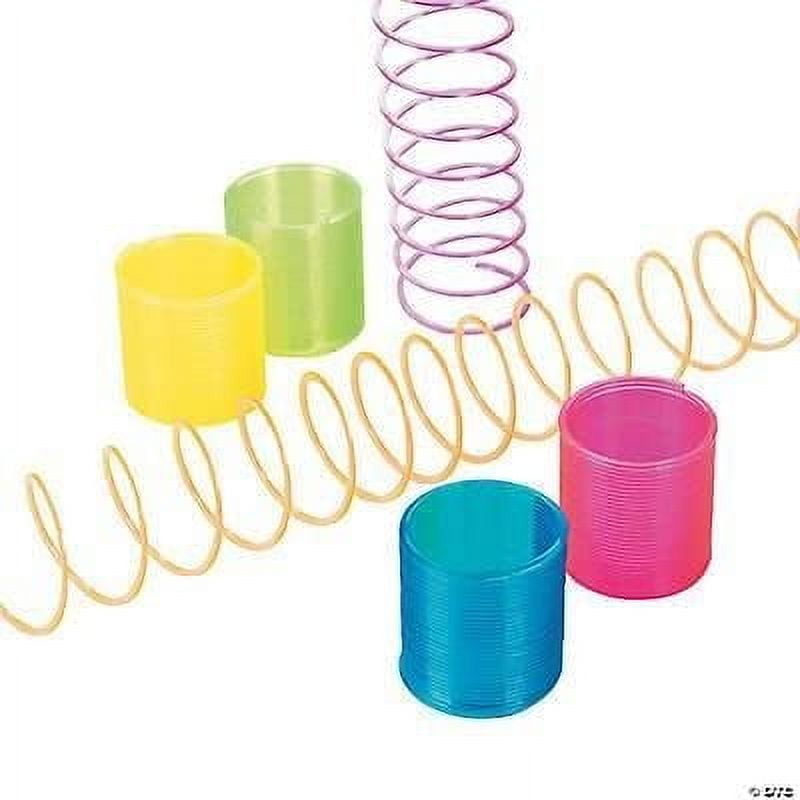 Fourthline Magic Spring Rainbow Bouncy Expandable Slinky Toy (Pack of 2 ...