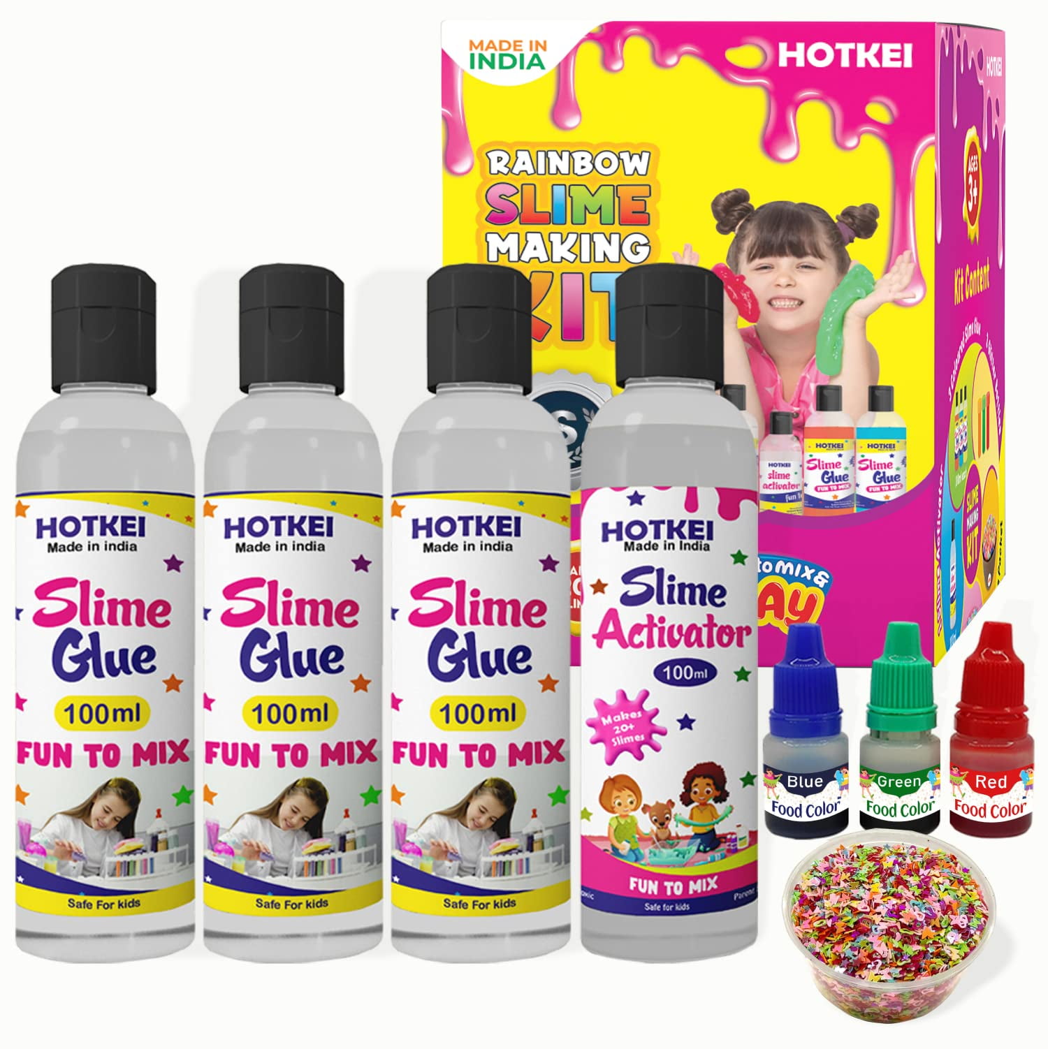 Fourthline (Make 15+ Slimes) Multicolor Scented DIY Magic Toy Slimy ...