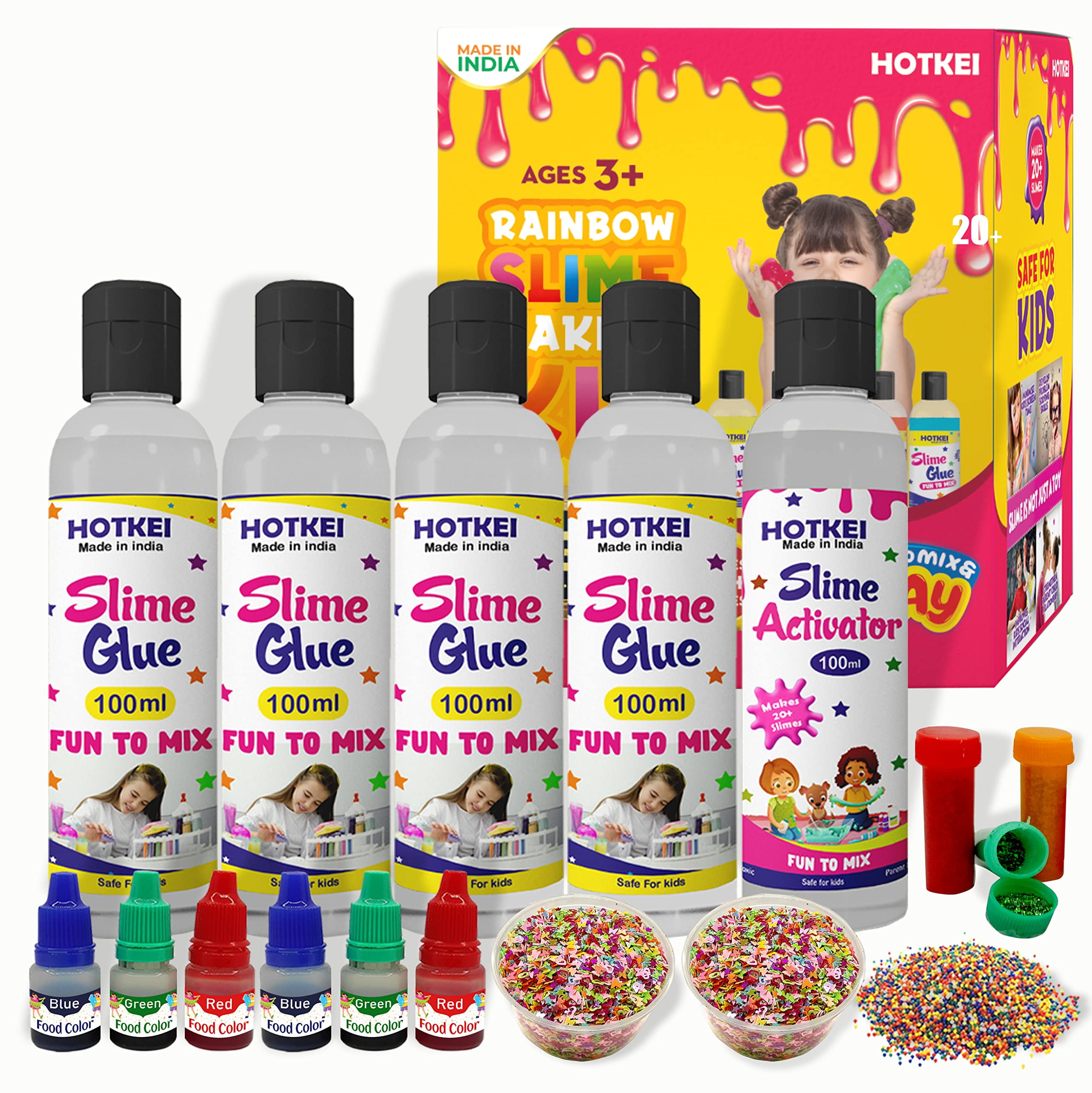 Fourthline (Make 20+ Slimes) Multicolor Scented DIY Magic Toy Slimy ...