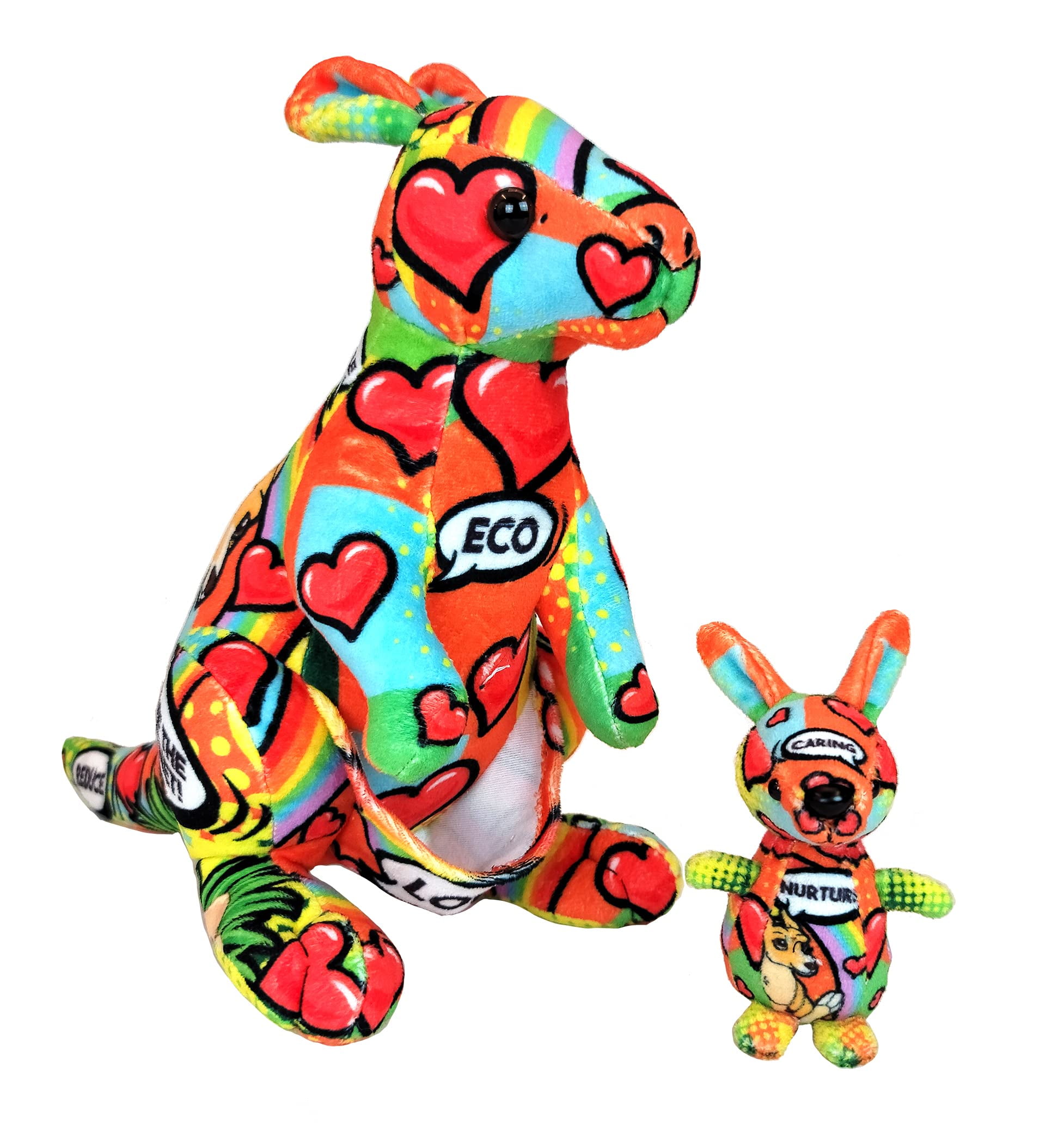 Fourthline Message from The Planet, Kangaroo, Stuffed Animal, 12 inches ...