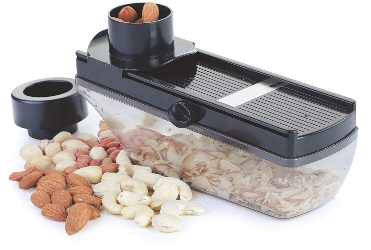 Fourthline Multipurpose Dry Fruit, Garlic Ginger Slicer with Hand Guard ...
