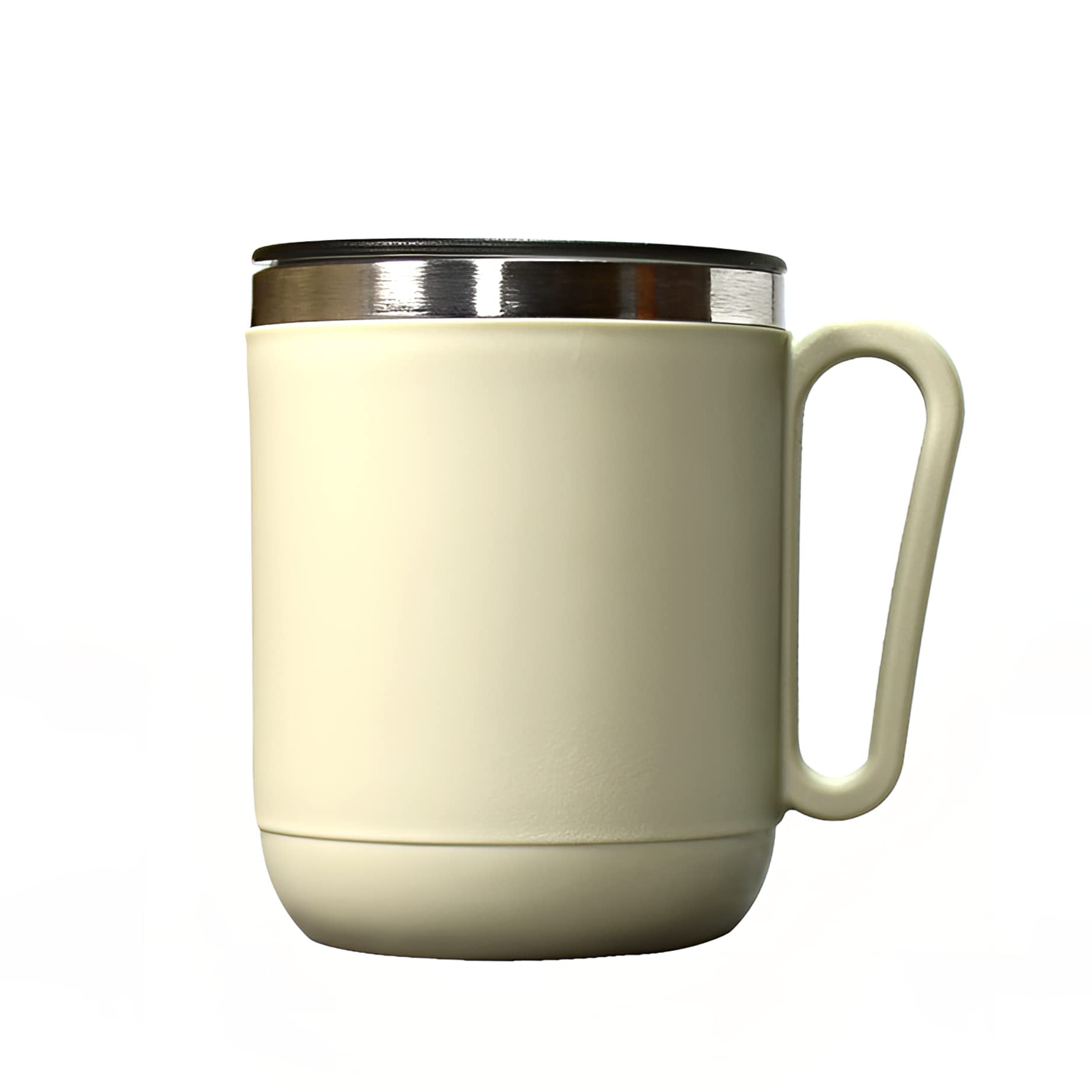 Fourthline N-Joy Unbreakable Mugs with Cap Stainless Steel Plastic ...
