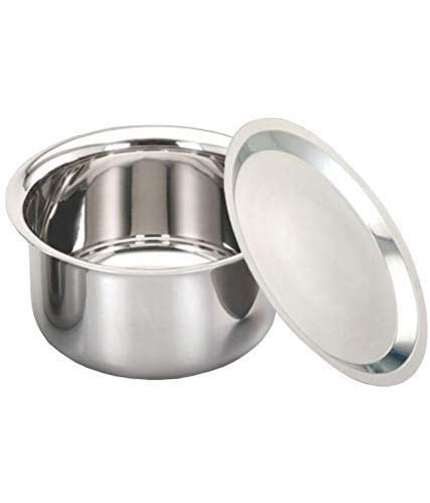Fourthline Patila/Bhagona/Tapeli Stainless Steel with LID (Stainless ...