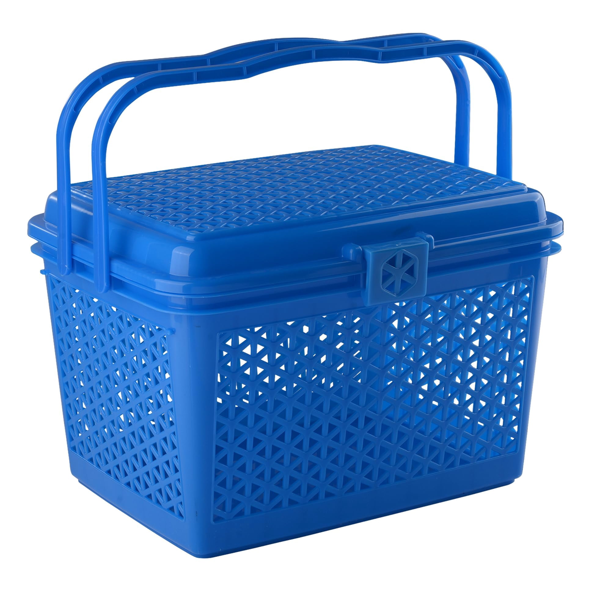 Fourthline Picnic Basket with Lid and Handle | Food Basket for ...