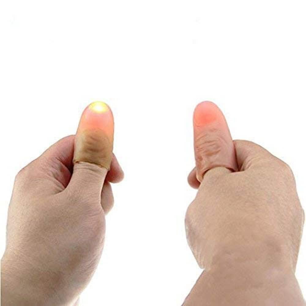 Fourthline Plastic 1 Pair of Amazing Funny LED Light Flashing Finger ...
