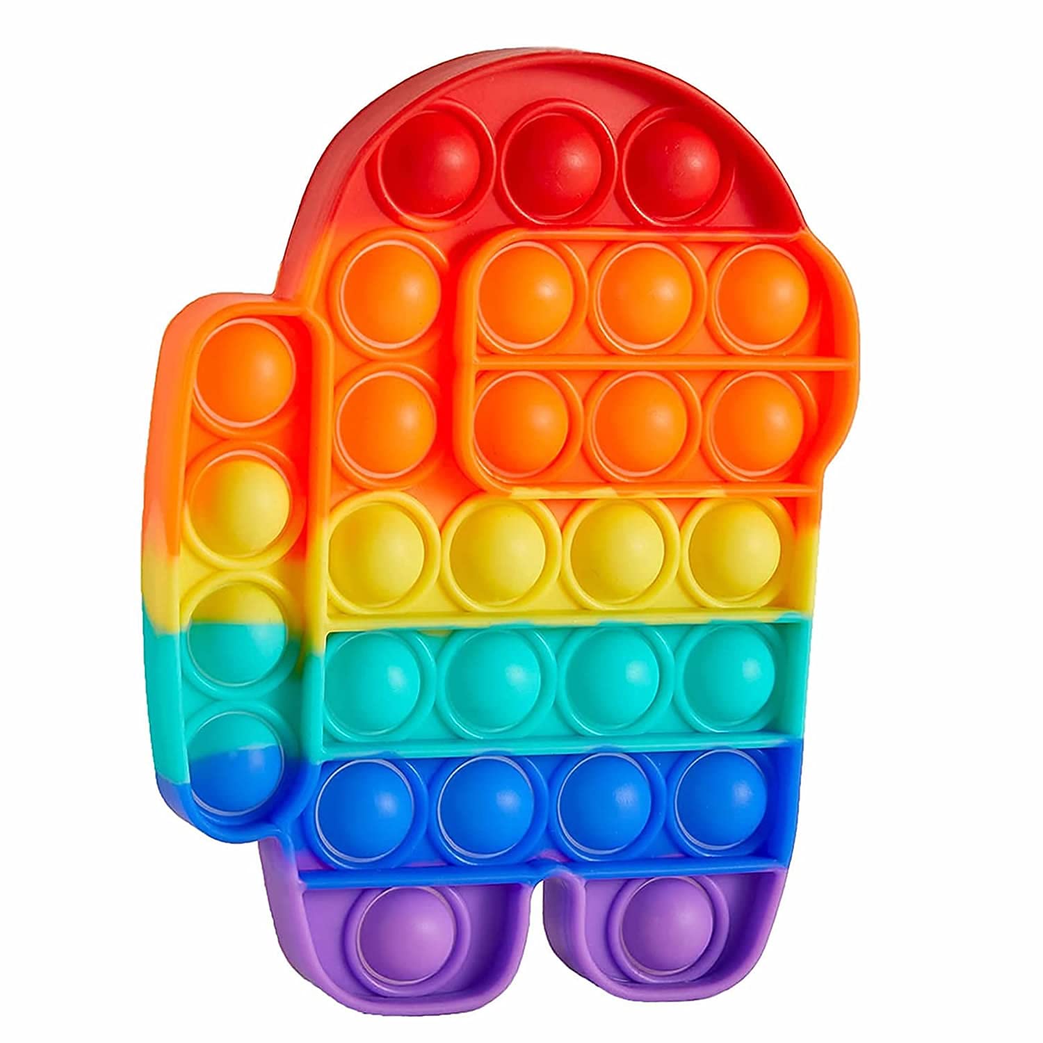 Fourthline Pop It Push Pop Silicone Bubble Sensory Fidget Toy Set ...