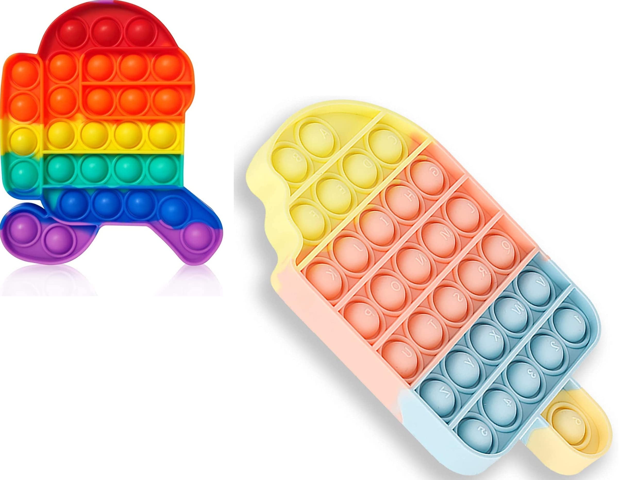 Fourthline Pop It Toy Fidget Toys Pop Pit Kids Fun Toys Among us ...