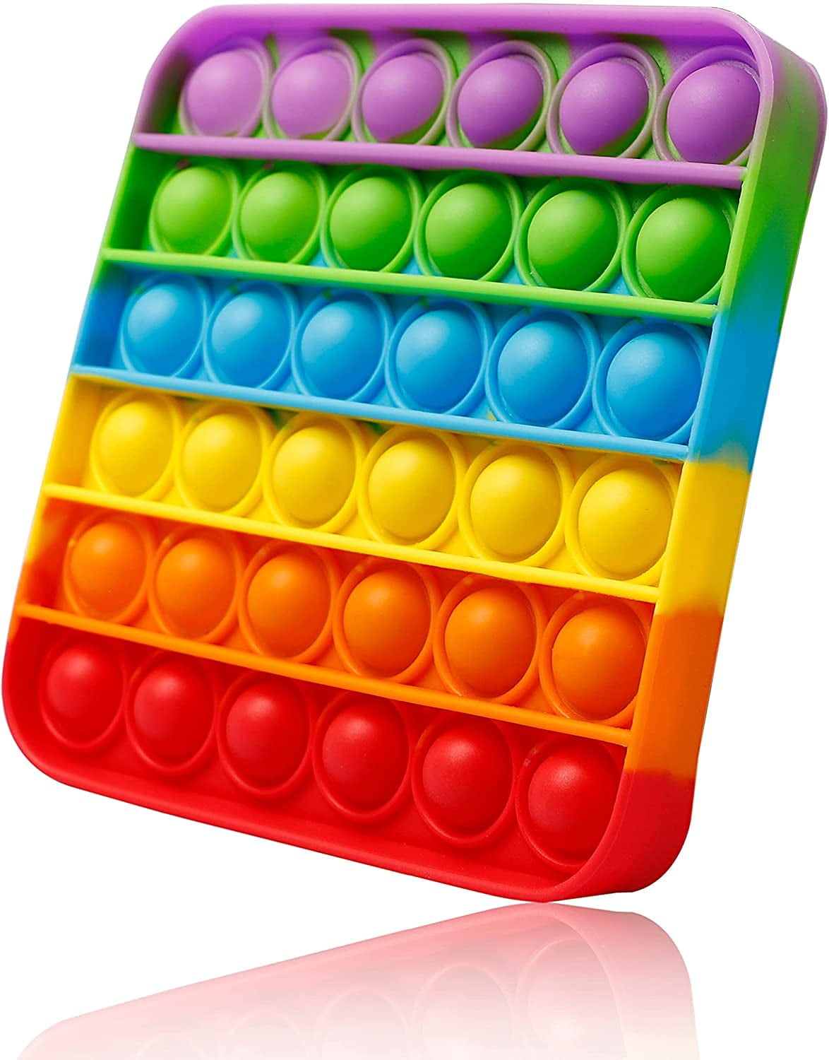 Fourthline Pop Up It Fidget Toy Square Push On Pop Bubble Sensory Fidget Toys for Anxiety ...