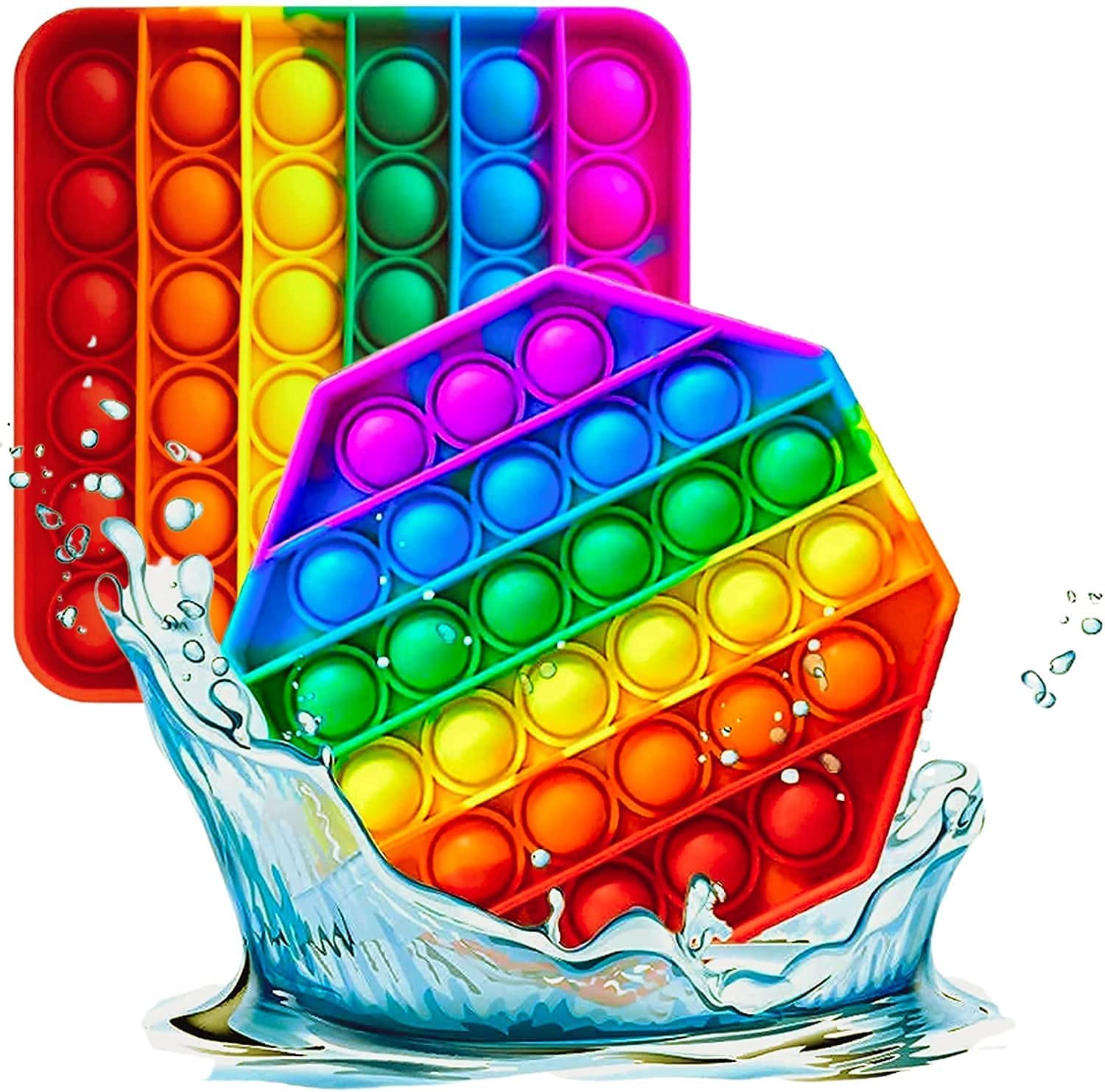 Fourthline Pop it Toy Fidget Toy Set Pop Up Game Stress Relief Set ...