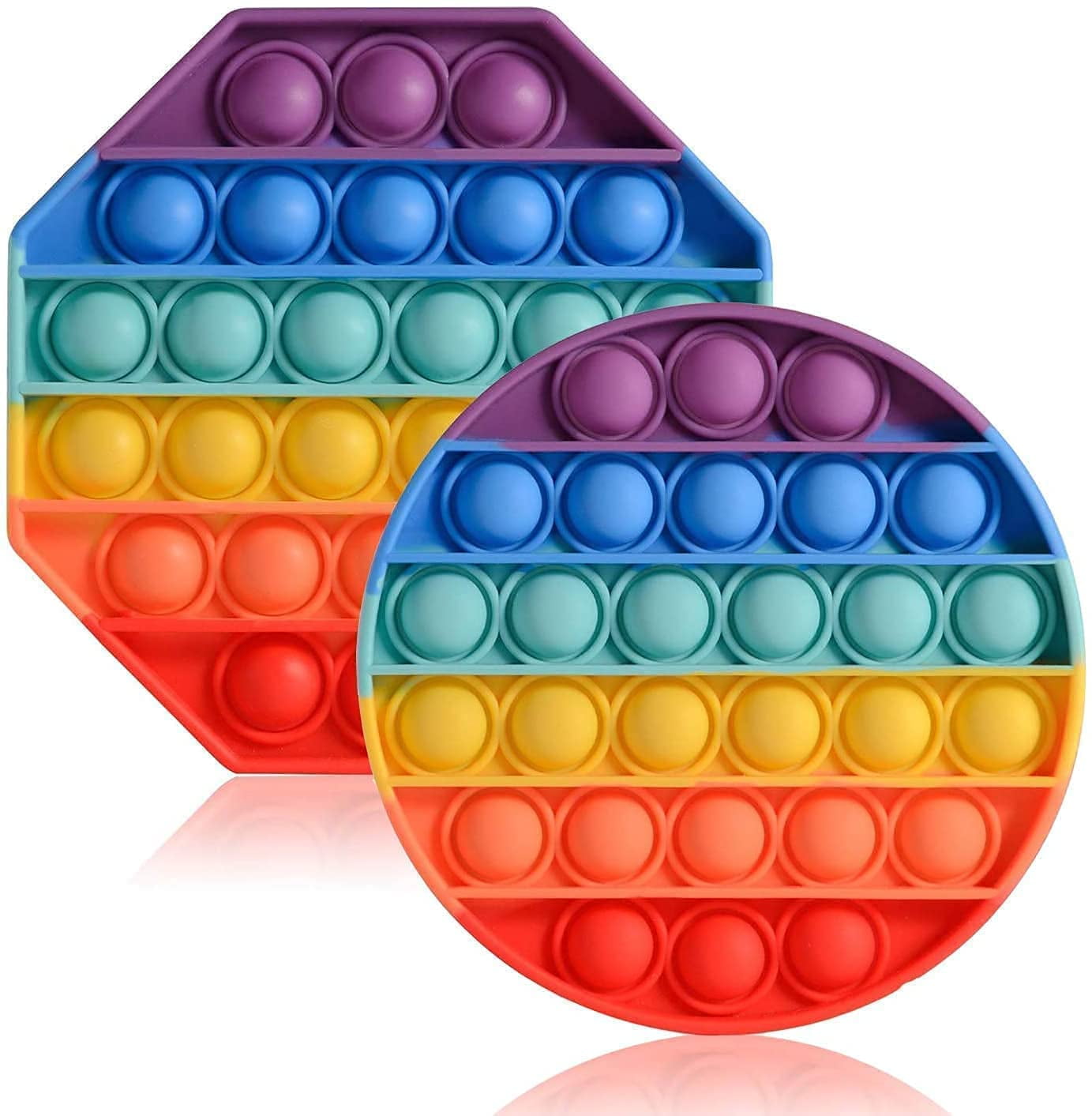 Fourthline Poppet Pop It Fidget Toys, Push Pop Bubble Fidget Sensory ...