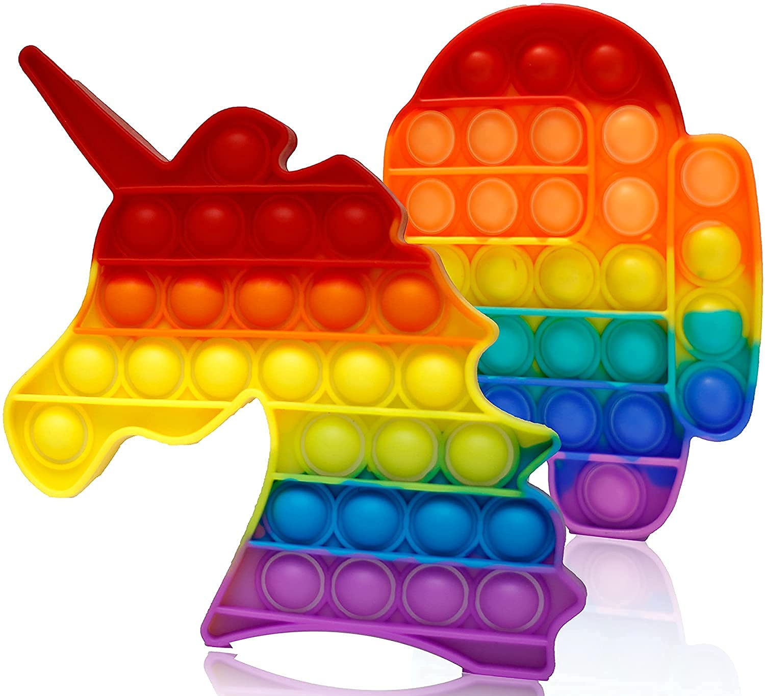 Fourthline Push Pop Fidget Toys Pop it Mini Sensory Toys Simple Dimple ...