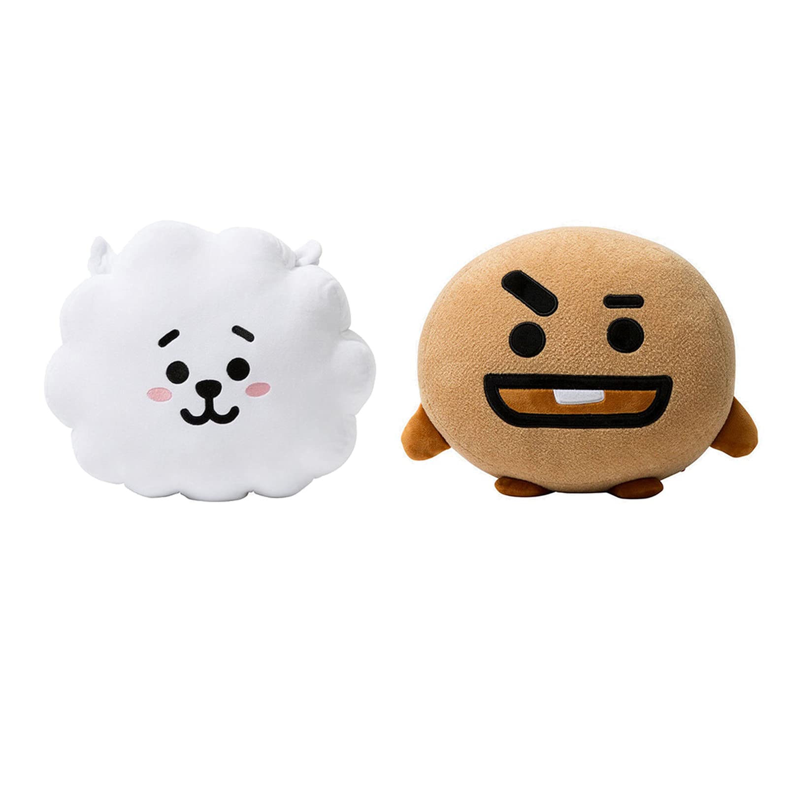 Fourthline RJ & Shooky Plush Throw Pillow, Animal Stuffed Toys Throw ...