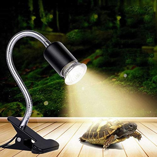 Fourthline Reptile Heat Lamps, UVA/UVB Turtle Lamp with Holder, 360 ...