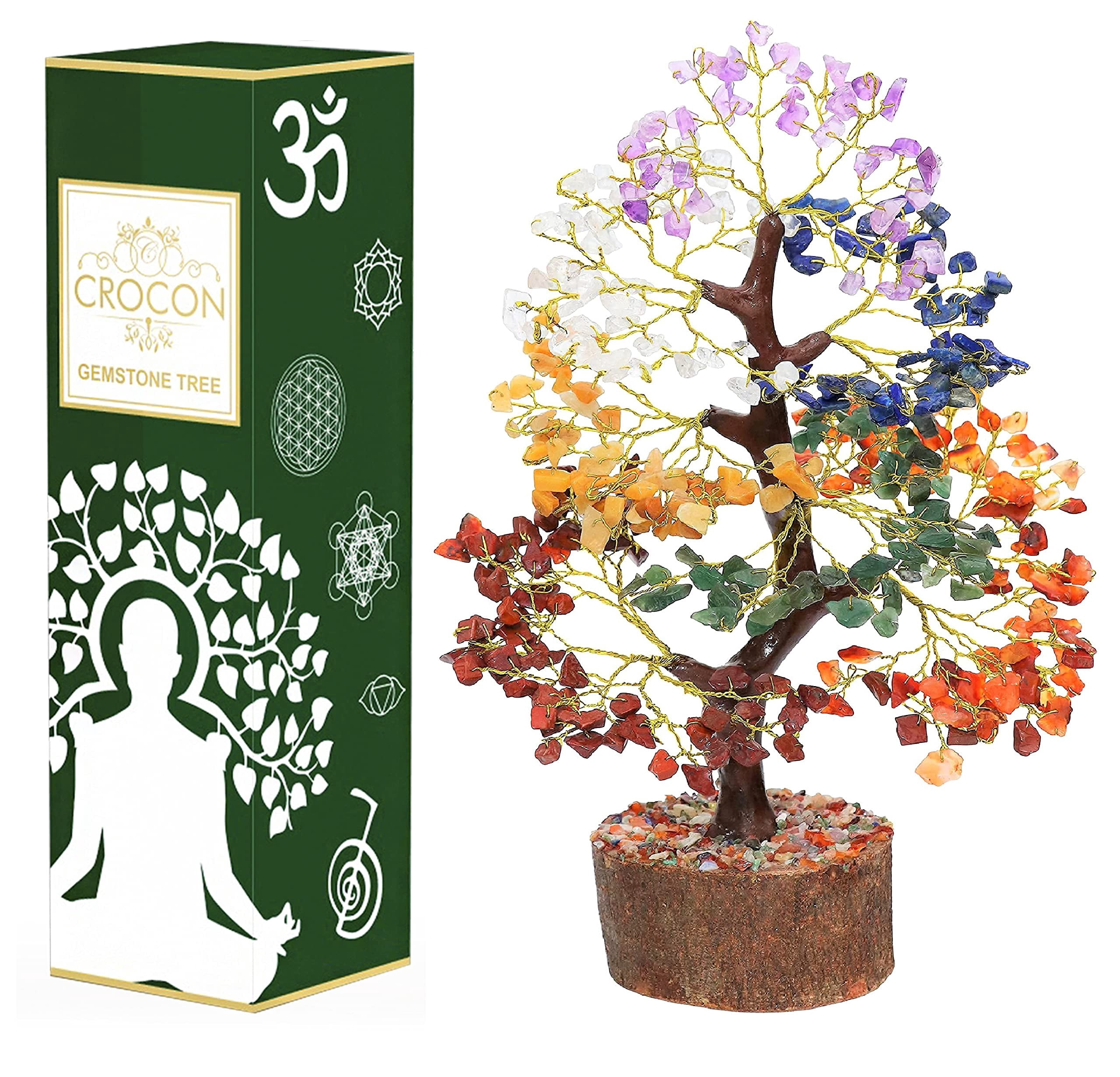 Fourthline Seven Chakra Christmas Decoration Gemstone Tree Feng Shui ...