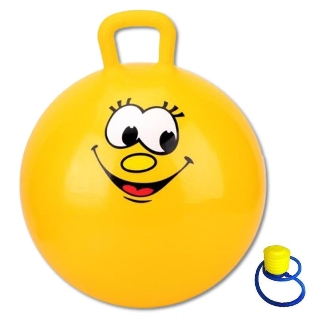 Fourthline Sit and Bounce Rubber Hop Jumping & Bouncing Ball for Kids ...