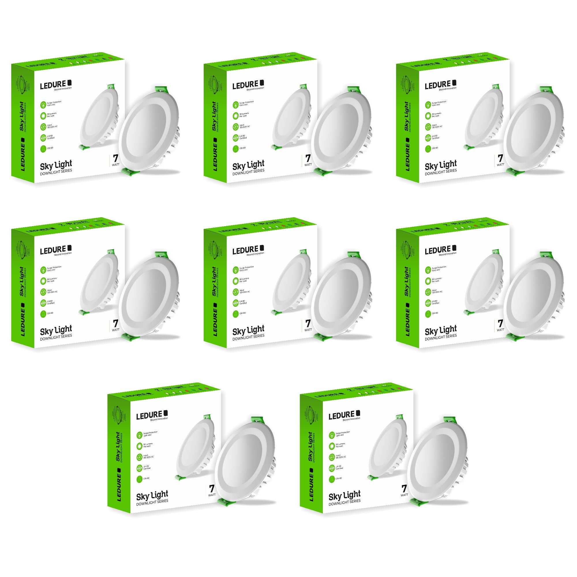 Fourthline Sky Downlight 7W | Extra Bright | Concealed LED Light ...