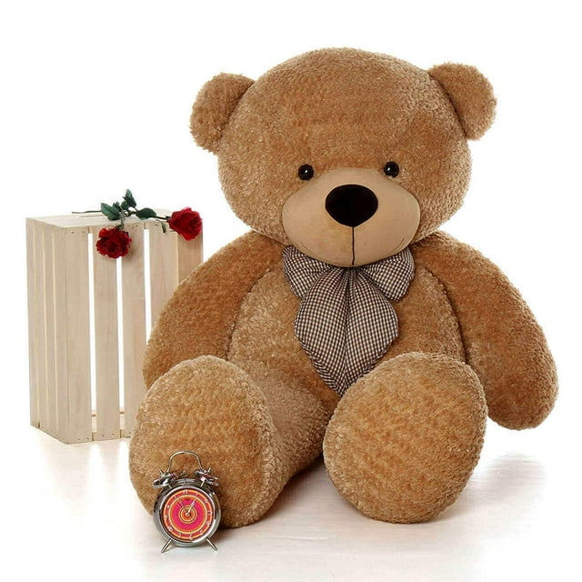 Fourthline Soft Toys Long Soft Lovable Hugable Cute Giant Life Size Teddy Figure Bear Head