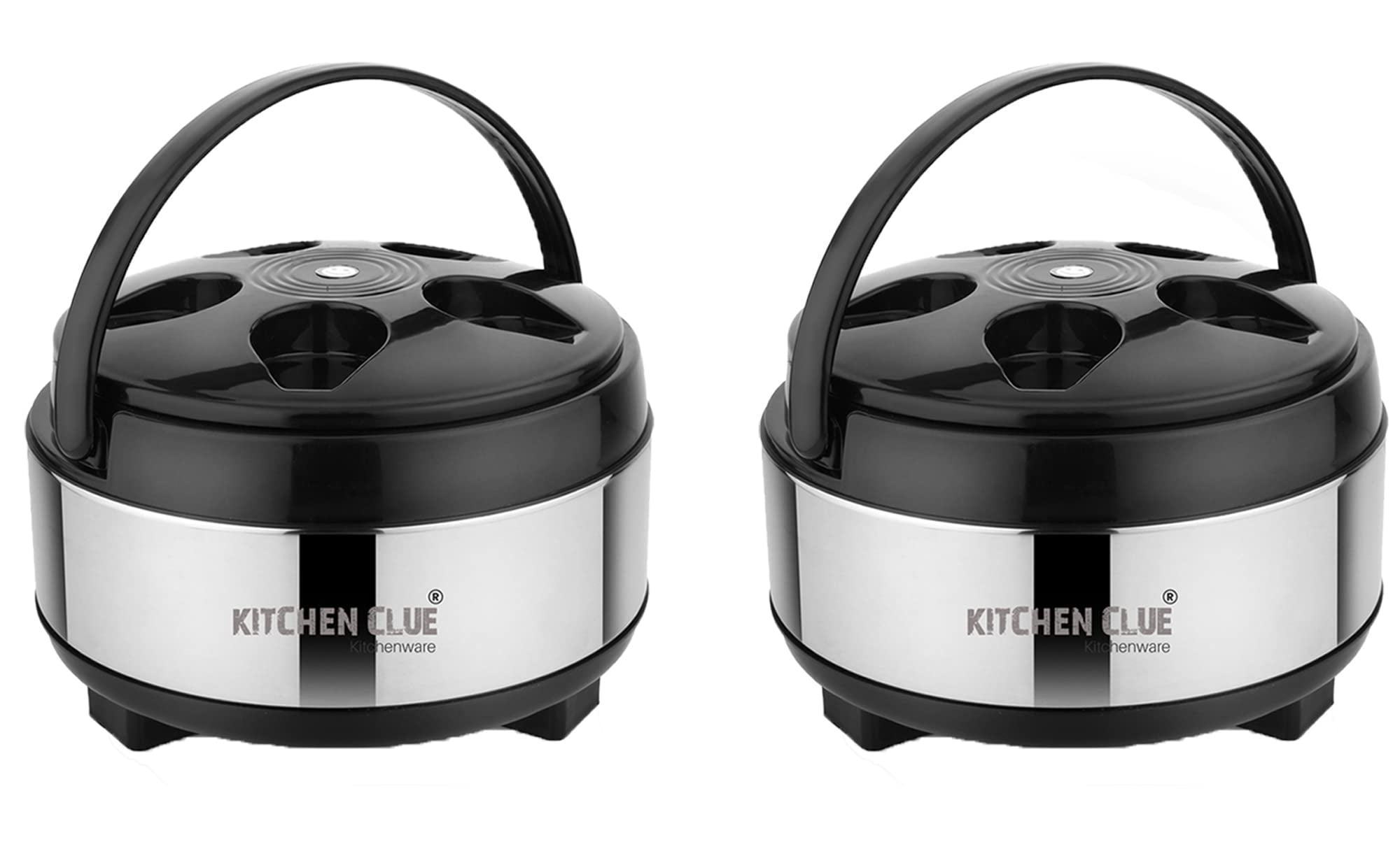 Fourthline® Stainless Steel Insulated Casserole Hot-Pot With Plastic ...