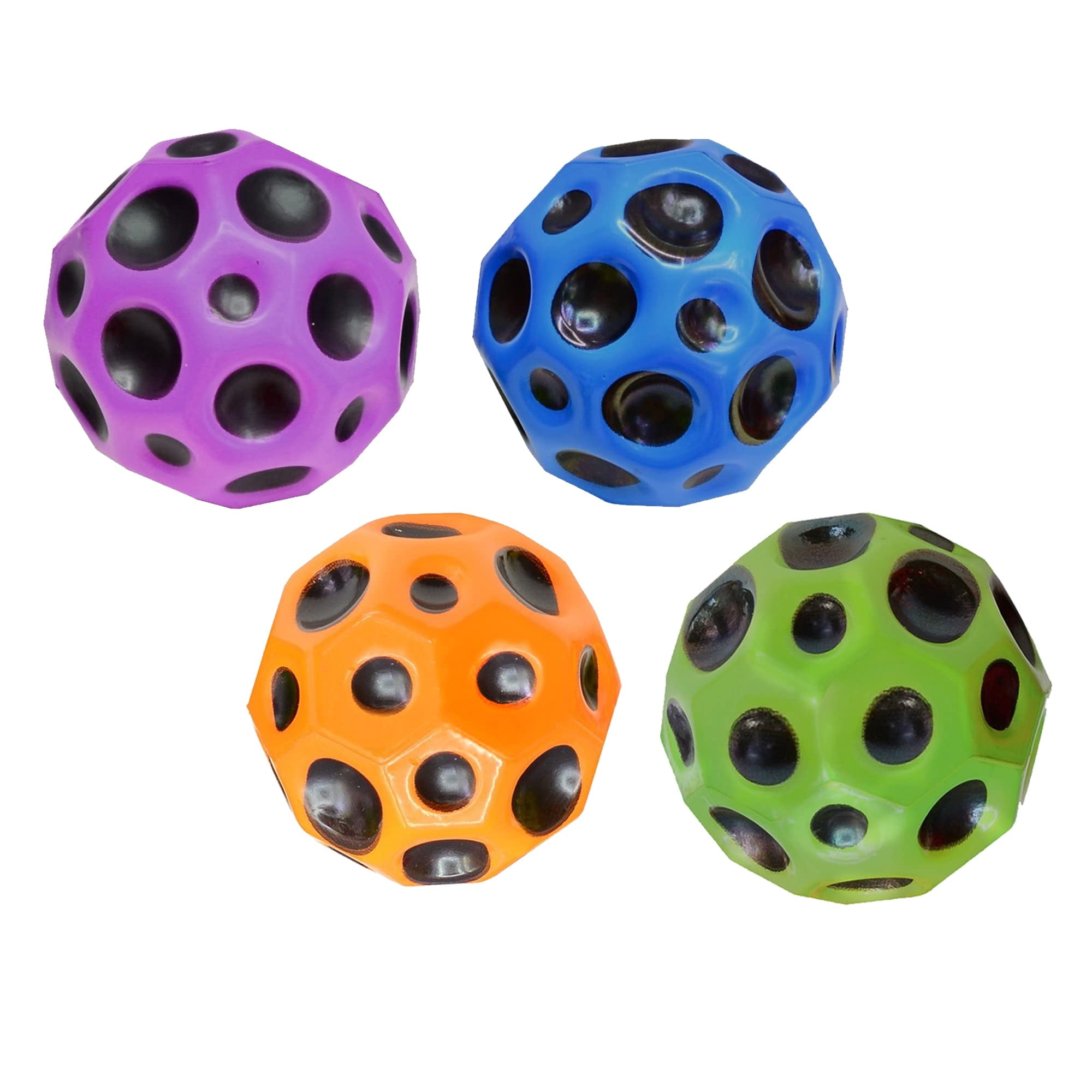 Fourthline Super Bouncy Soft Rubber Anti Stress Moon Ball for Children ...