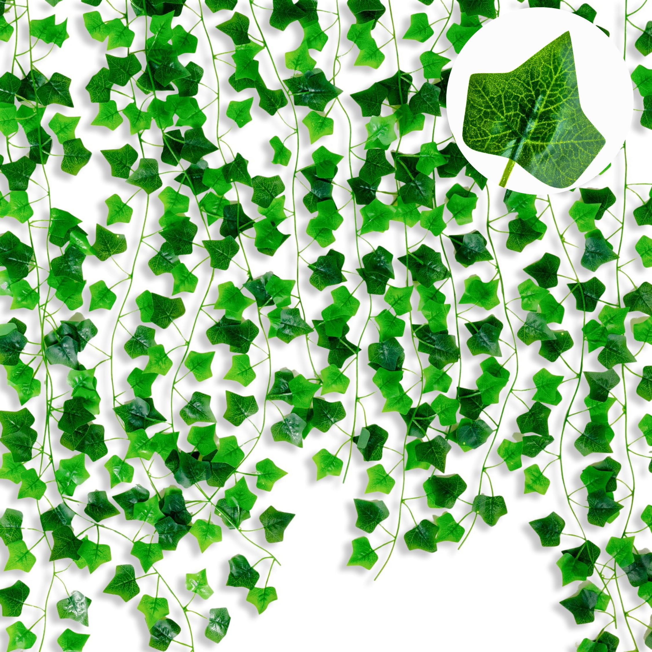 Fourthline Synthetic Artificial Creepers Plant with Green Leaves for ...