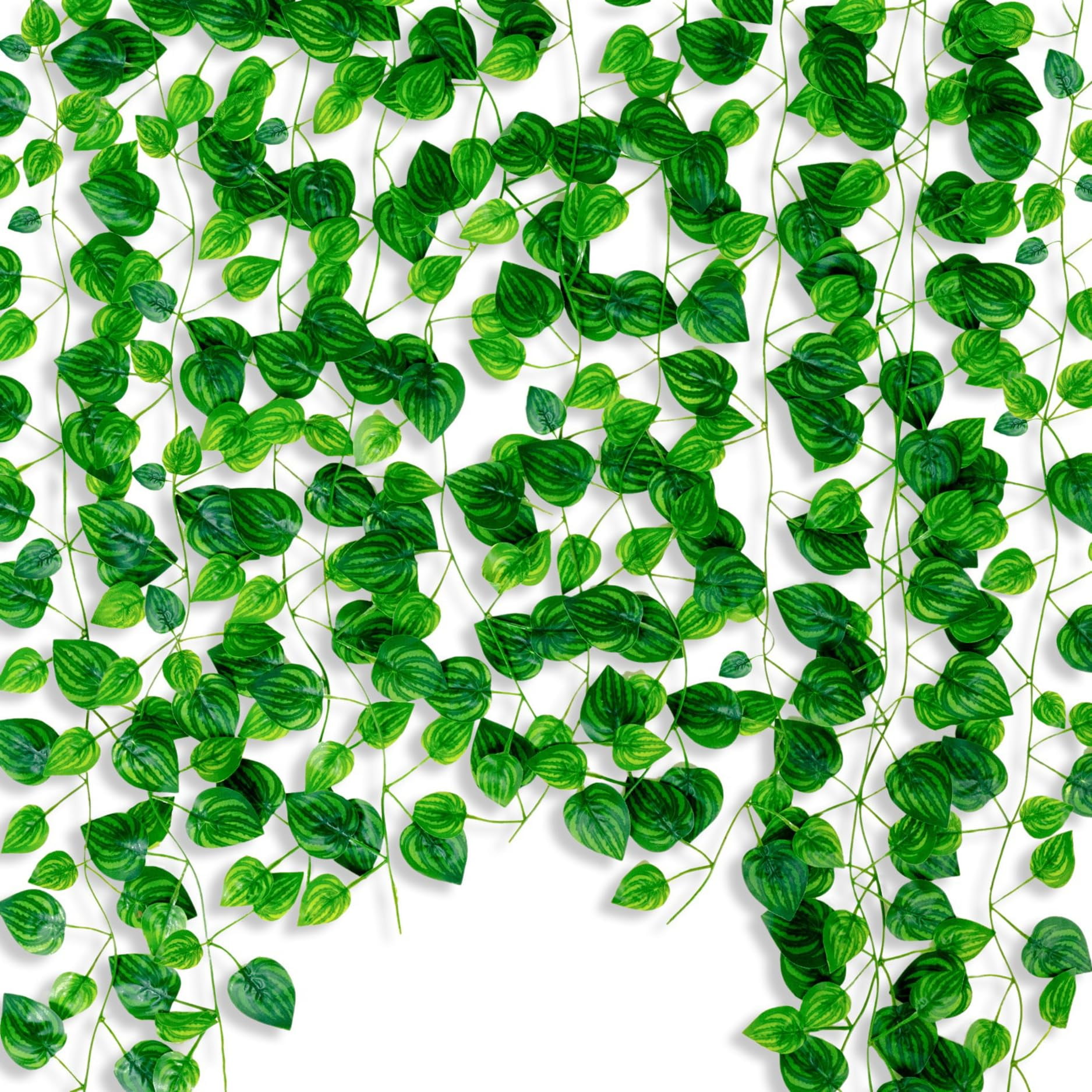 Fourthline Synthetic Artificial Creepers Plant with Green Leaves for ...