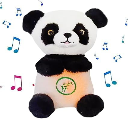 Fourthline Teddy Bear with Music Tummy up Down with Light Breathing ...