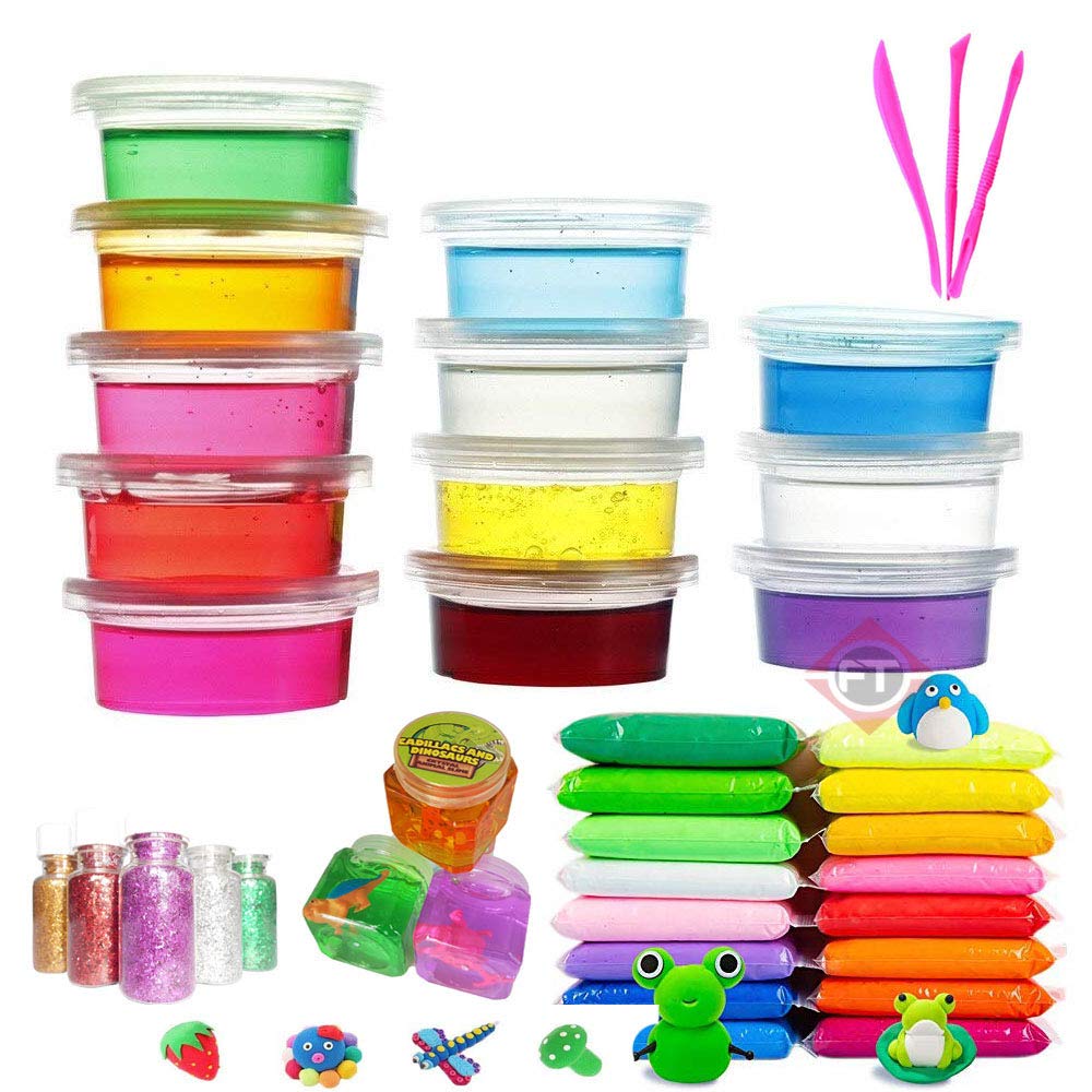 Fourthline Traders Air Dry Clay Magic Foam Clay DIY Creative Dough ...