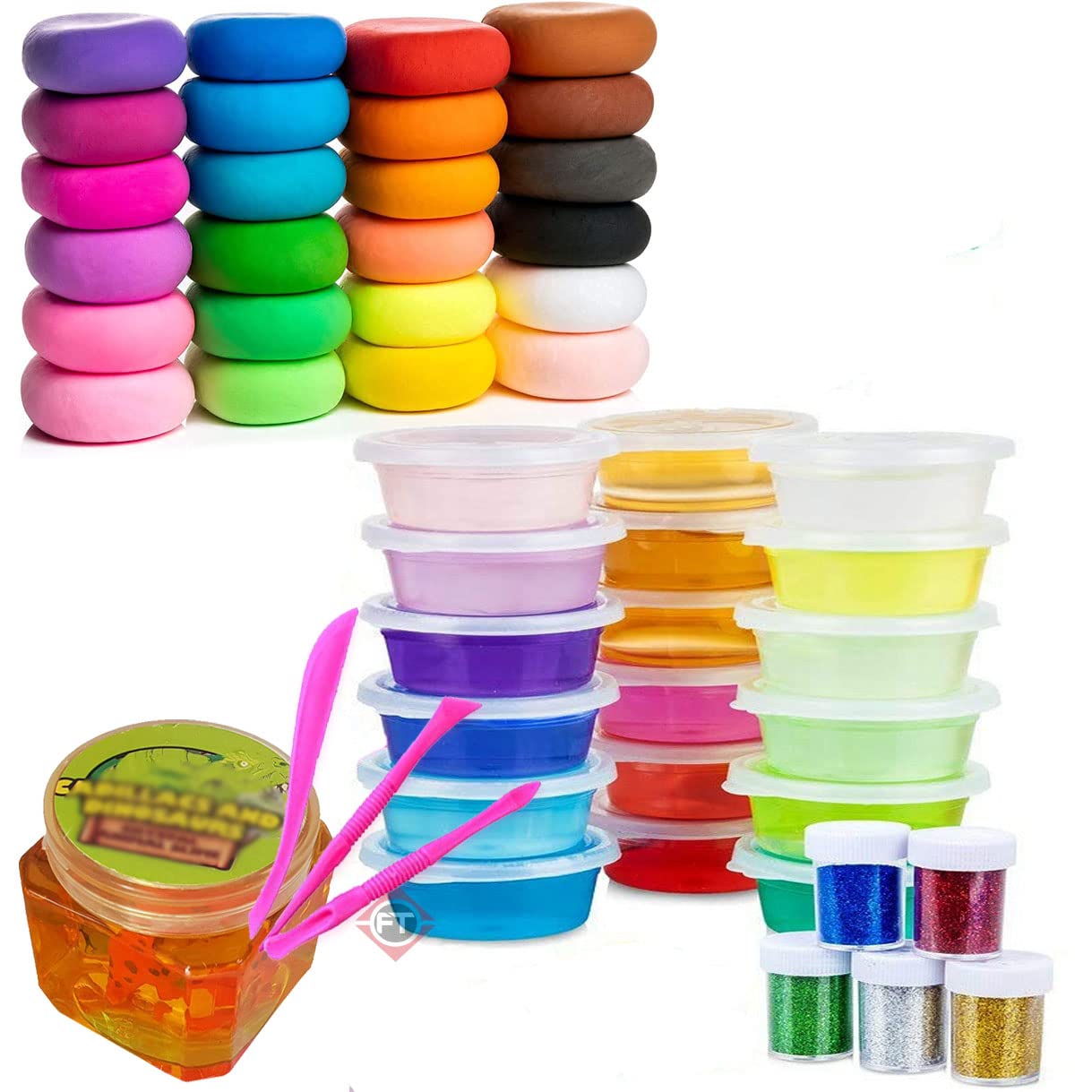 Fourthline Traders Air Dry Clay Magic Foam Clay DIY Creative Dough ...