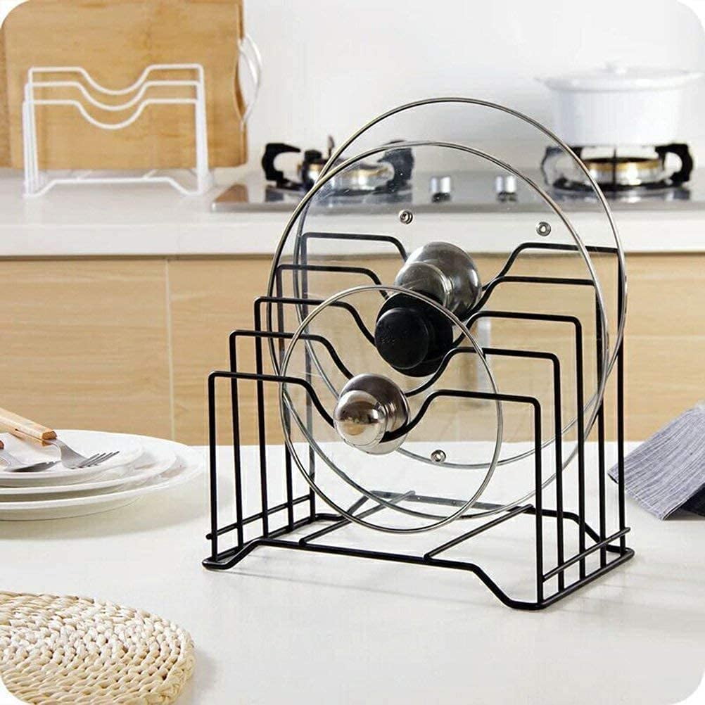 Fourthline U- Kitchen Organizer Cabinet Rack Storage Holder For Pot Lid ...