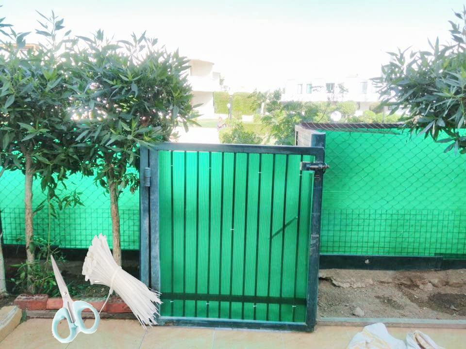 Fourthline UV Resistant 3 X 10 Feet PVC Gate Sheet_Grill Sheet_Gate ...