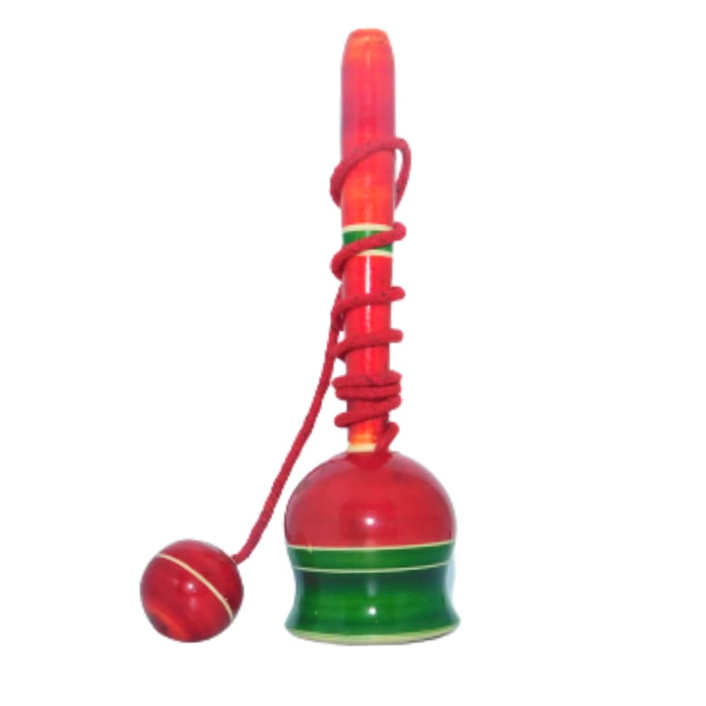 Fourthline Wooden Cup and Ball Balancing String Game | Catch Ball Skill ...