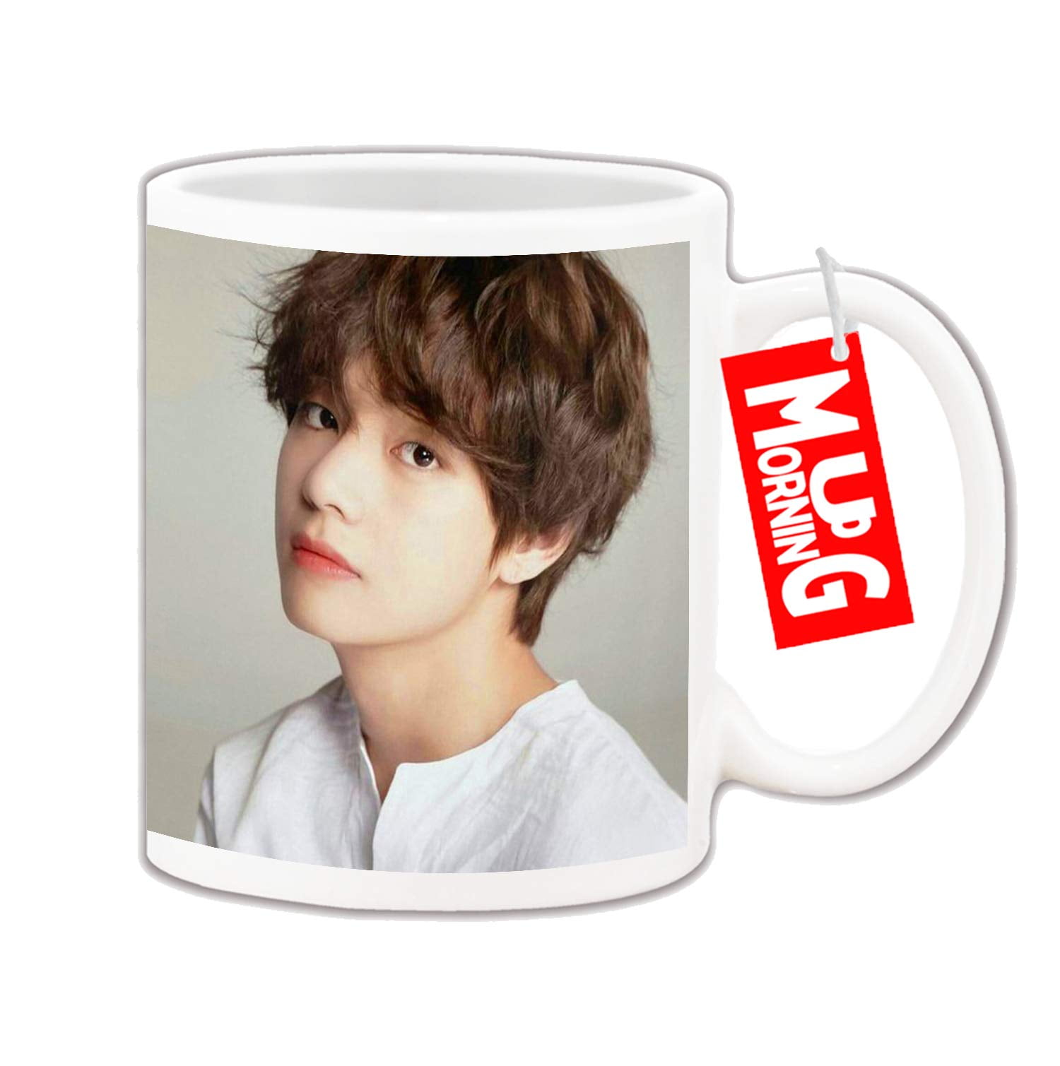 Fourthline ceramic BTS V Close Up Coffee Mug (White) - Walmart.com