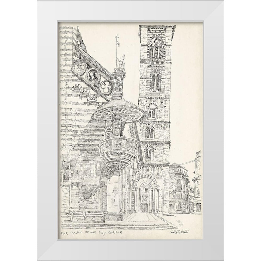 Foust, Richard 17x24 White Modern Wood Framed Museum Art Print Titled ...