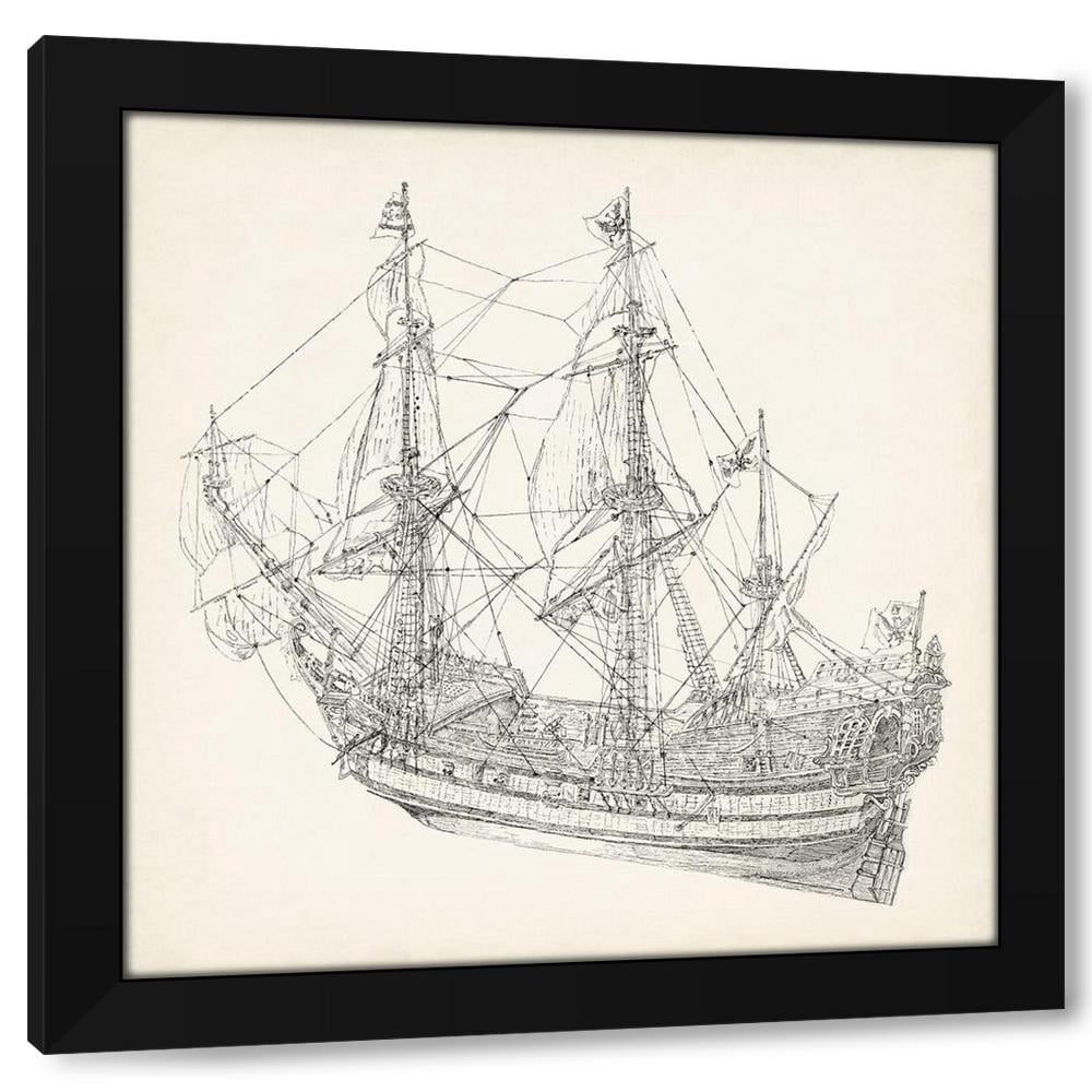 Richard Foust 20x20 Black Modern Wood Framed Wall Art Titled - Antique ...